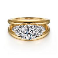 China 3 Stone CVD Round Cut Lab Created Diamond Platinum Ring OEM ODM for sale