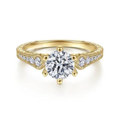 China 18K 14K 10K Solid Gol Platinum Lab Grown Diamond Ring VVS Clarity for sale