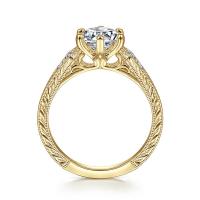 China 18K 14K 10K Solid Gol Platinum Lab Grown Diamond Ring VVS Clarity for sale