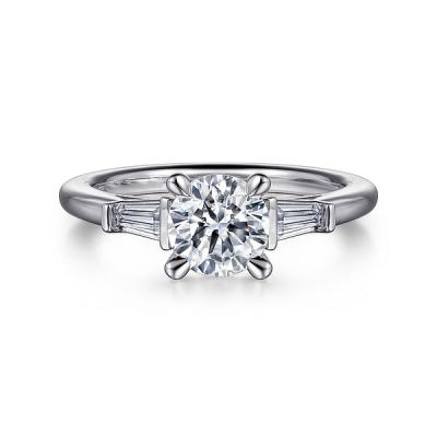 China HF 18K 14K 10K 9K Platinum Lab Grown Diamond Ring For Women for sale