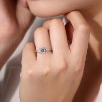 China HF 18K 14K 10K 9K Platinum Lab Grown Diamond Ring For Women for sale