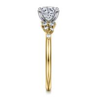 China 18K 14K 10K Solid Gold Customized Pattern Jewelry VVS Clarity CVD Round Cut Eternity Ring Lab Diamond for sale