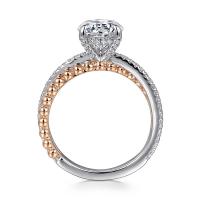 China Jewelry Type Rings VVS Clarity HPHT Round Cut Lab Grown Diamond Wedding Band for sale
