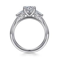 China Gemstone Type Lab Diamond Wedding Band VVS Clarity HPHT Round Cut Lab Grown Diamond Ring for sale