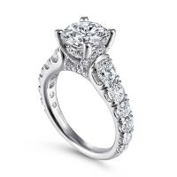 China 18K 14K 10K 9K Platinum Lab Grown Diamond Wedding Band VVS Clarity HPHT Round Cut Ring for sale
