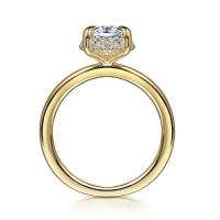 China Lab Diamond Wedding Band Gold VVS Clarity HPHT Oval Cut Lab Grown Diamond Ring for sale