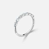 China Lab Diamond Wedding Band VVS Clarity HPHT Pear Cut Lab Grown Diamond Ring for sale