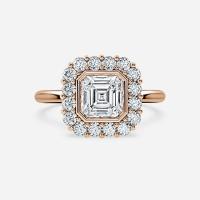 China Lab Grown Diamond Wedding Band VVS Clarity HPHT Princess Cut Ring in Round Shape for sale
