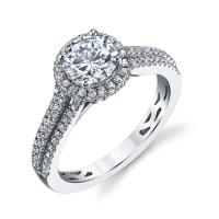 China Lab Diamond Wedding Band VVS Clarity HPHT Round Cut Lab Grown Diamond Ring for sale