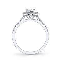 China VVS Clarity HPHT Lab Diamond Wedding Band Classic Style Round Cut Lab Grown Diamond Ring for sale