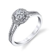 China VVS Clarity HPHT Lab Diamond Wedding Band Classic Style Round Cut Lab Grown Diamond Ring for sale