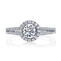 China VVS Clarity HPHT Lab Diamond Wedding Band Classic Style Round Cut Lab Grown Diamond Ring for sale