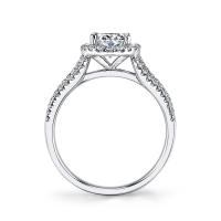 China Classic Style Lab Diamond Wedding Band VVS Clarity HPHT Oval Cut Ring in Platinum for sale