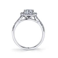 China Lab Diamond Wedding Band VVS Clarity HPHT Round Cut Lab Grown Diamond Ring for sale