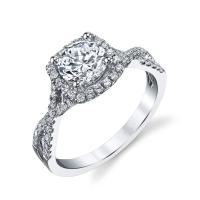 China Lab Grown Diamond Wedding Band VVS Clarity HPHT Round Cut Ring Jewelry Type Rings for sale