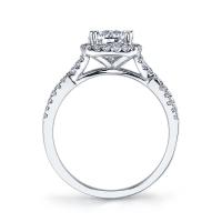 China Lab Grown Diamond Wedding Band VVS Clarity HPHT Round Cut Ring Jewelry Type Rings for sale