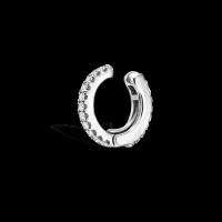 China 0.1 Carats Lab Created Diamond Hoop Earrings VVS Clarity HPHT Rond Cut for sale