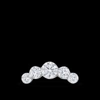 China Lab Diamond Wedding Band VVS Clarity HPHT Round Cut Lab Grown Diamond Ring for sale