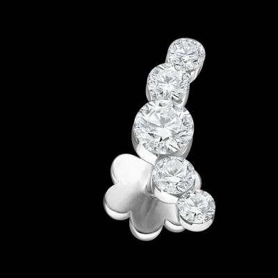 China Lab Diamond Wedding Band VVS Clarity HPHT Round Cut Lab Grown Diamond Ring for sale
