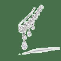 China 0.7 Carats Lab Created Diamond Hoop Earrings VVS Clarity HPHT Pear Cut for sale