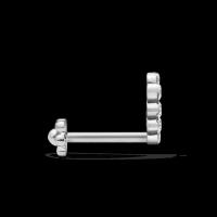 China 0.16 Carats Lab Created Diamond Hoop Earrings VVS Clarity HPHT Round Cut for sale