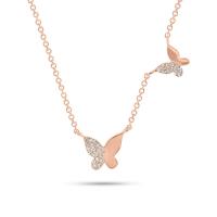 China Lab Grown Diamond Necklace in 18K 14K 10K 9K Platinum with Clarity CVD Round Cut for sale