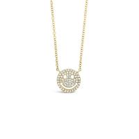 China 18K Solid Gold Clarity CVD Round Cut Bezel Lab Grown Diamond Necklace Classic Style for sale