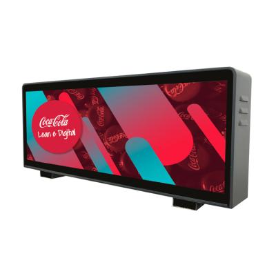 China P4 Double-sided Taxi Screen 960mmX 320mm Full-color Outdoor Waterproof IP65 for sale