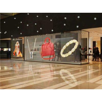 China Customizable Transparent LED Screen For Glass Curtain Wall With High Transparency for sale