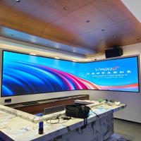 China Indoor Office P3 Curved Flexible LED Screen with 1/20 S Scan Method Customizable for sale