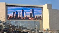 China P10 Outdoor LED Display 960X960mm Aluminum Cabinet SMD3535 Brightness 6500CD/m2 Energy Saving for sale