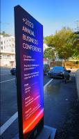 China COB Indoor LED Display Full Color P2.5 Airport Station Transportation Center for sale