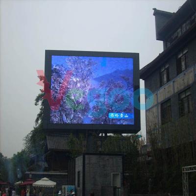 China 1R1G1B/DIP 346 P10 Outdoor Full color LED Display 7500cd/㎡ for sale