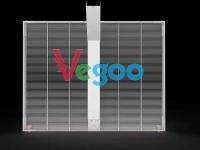China Large Building Transparent Led Curtain Screen 20mm With 140º Viewing Angle for sale