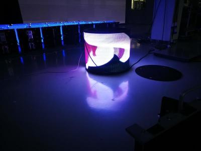 China High Refresh Rate Flexible Led Screen Display Shockproof Lightningproof Led Panel P4 for sale