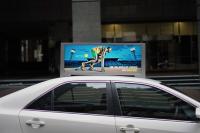 China Professional P5 Taxi Top Digital Signage Taxi Top Sign 40000 Pixel/M2 for sale
