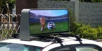 China Customized Outdoor Full Color P5 Taxi Top Advertising Signs 9500K - 11500K for sale