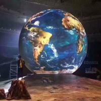 China Rental Indoor Ball LED Display P4 HD Full Color Led Sphere Display For Event for sale