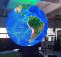 China Flexible Ultra Thin 1R1G1B Ball LED Display P4 Indoor Led Screens for sale