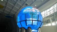 China High Fresh Frequency 1R1G1B SMD2121 P4 Led Ball Screen For Airport Station for sale