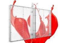 China Full Color P20 DIP 346 Transparent LED Screen 10 /14bit Signal Processing for sale