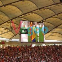 China Remote Control P1.667 HD LED Display Led Stadium Advertising Boards 200mm×150mm×8mm for sale