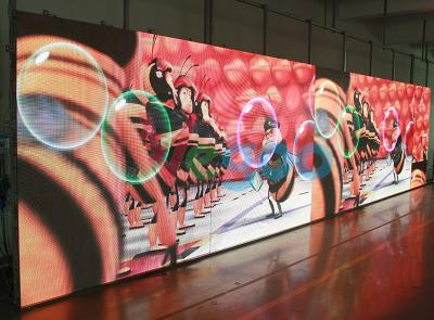 China High Brightness Seamless P4.8 Full Color Rental LED Display 576x576mm Aluminum Cabinet for sale