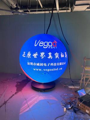 China Indoor P2.5 diameter 1m sphere led ball screen conference room exhibition art show for sale