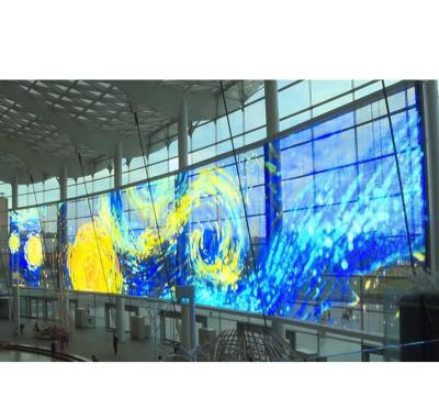 China Led Transparent Display Pixel Pitch 4-8mm With High Permeability And Optical Grade Materials For Improved Visibility for sale
