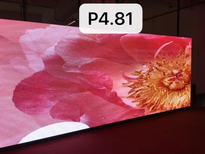China P4.81 Advertising Rental LED Display Screen Video Walls 43243 Pixel / M2 Density for sale