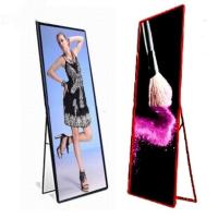 China Movable Indoor Full Color LED Display P2.5 Stand Poster Light Box 320x160mm for sale
