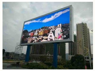 China 1R1G1B Outdoor Full Color Advertising Video Walls SMD1921 5000cd/㎡ Brightness for sale