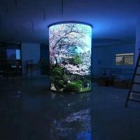 China Customized Led Display Screen , Pixel Pitch 2.5mm ,cylinder ,triangel , for sale