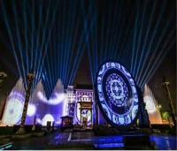China Outdoor LED Flexible Mesh Screen,Curtain LED display, Curtain video wall IP66, P31.25 Light weight , Applicated for sale